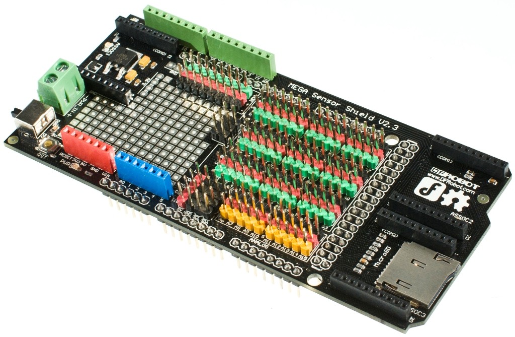 Io Sensor Shield For Arduino Mega от Dfrobot купить Киев Украина