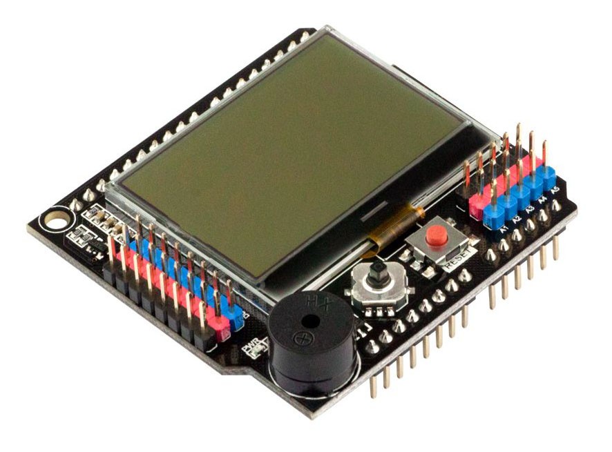 Дисплей для Arduino, Graphic LCD 128x64 шилд купить Киев, Украина