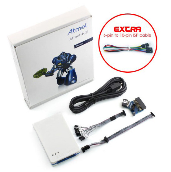 Atmel-ICE Full Kit, программатор Atmel-ICE купить Киев, Украина